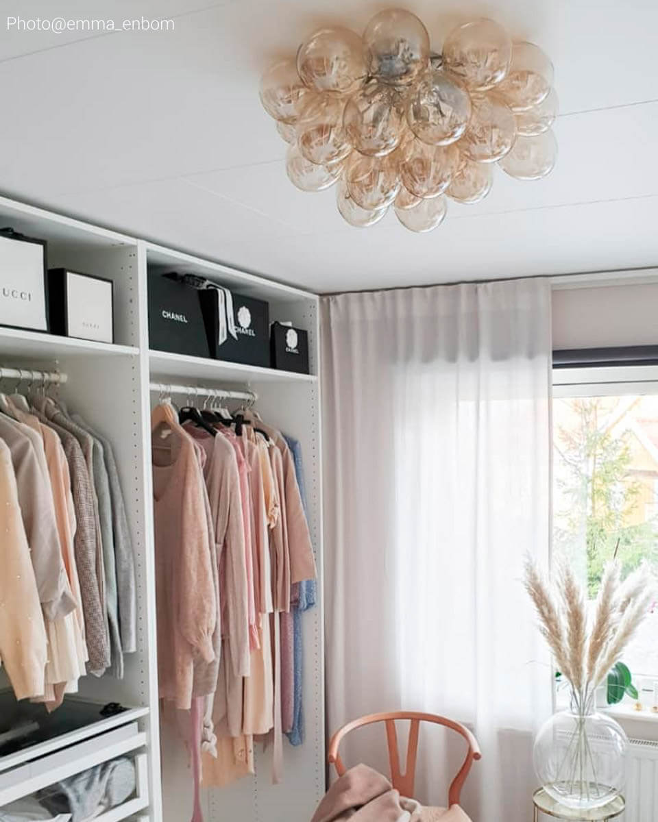 Gross Ceiling light Ø50 cm amber | By Rydéns