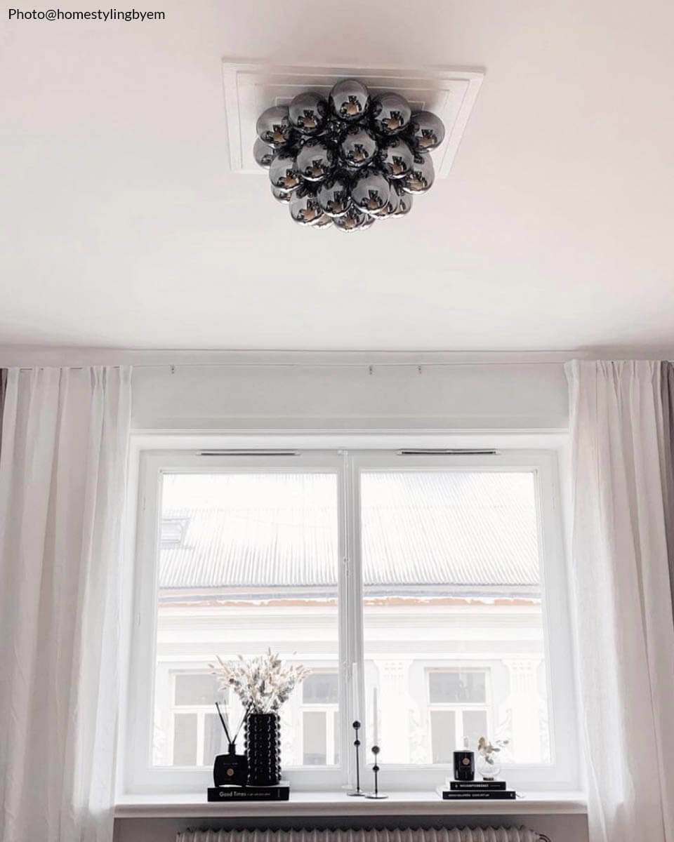 Gross Ceiling light Ø50 cm smokegrey | By Rydéns
